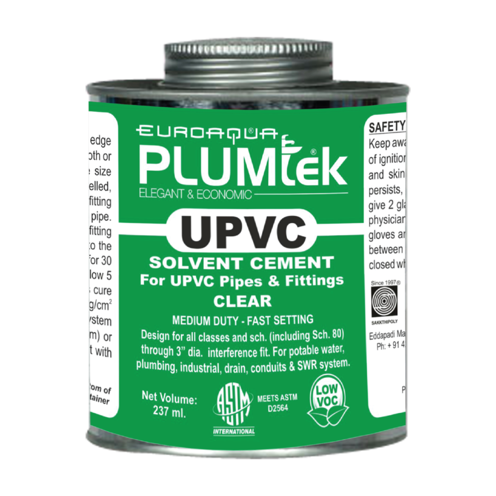UPVC Heavy Duty (ASTM) Medium Bodied Solvent Cement – Euroaquappr
